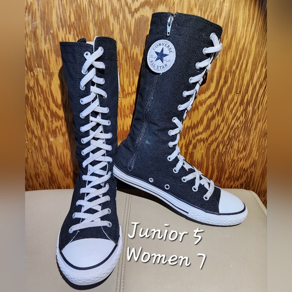 Converse | Shoes | Rare Vintage Converse All Star Calfknee High Junior ...